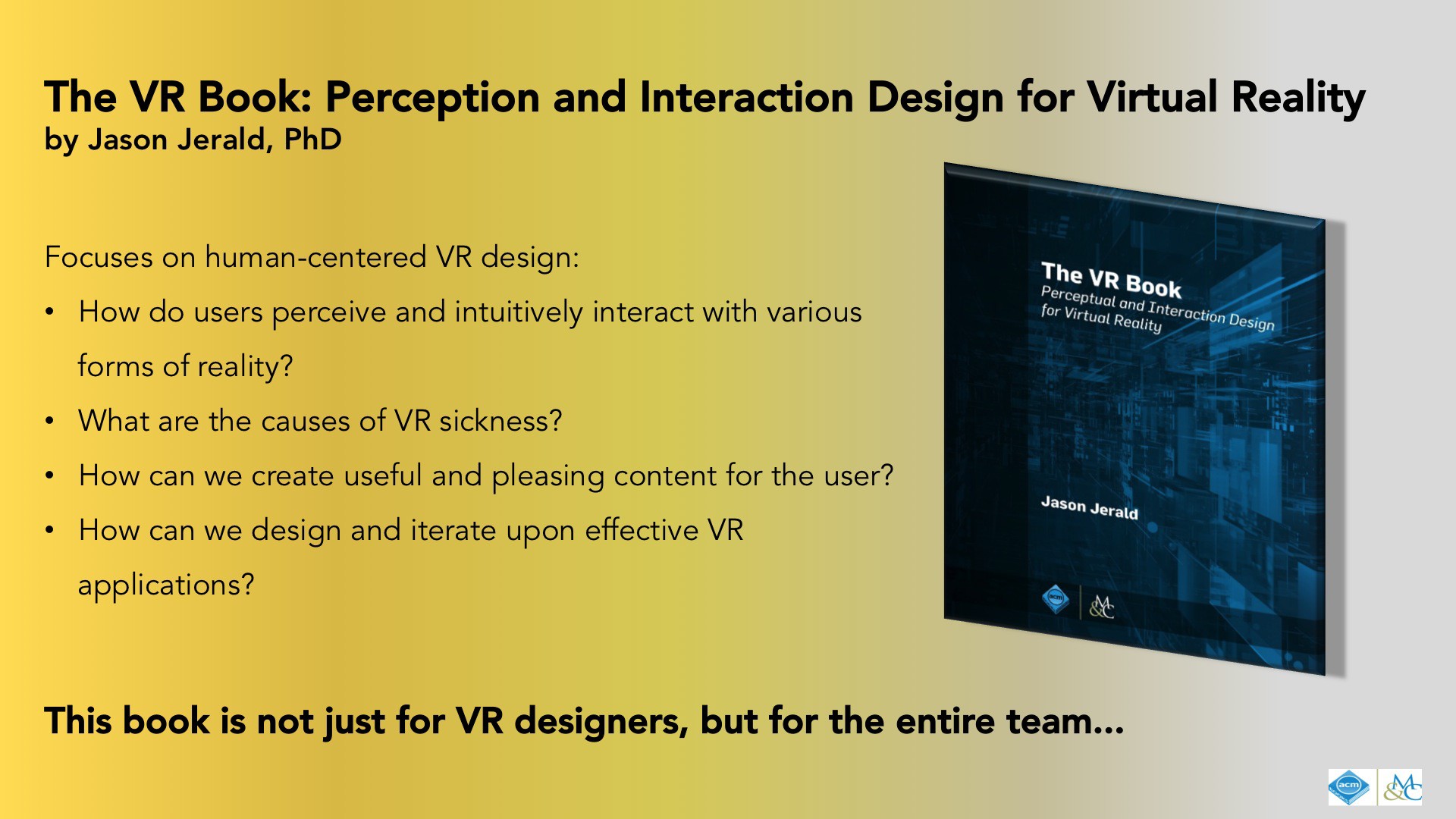 The VR BookSamples from the book - The VR Book